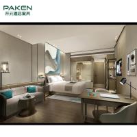 China MDF Wood Hotel Bedroom Sets - 1800x2000mm Bed Base with 13-Piece Custom Furniture Package for sale