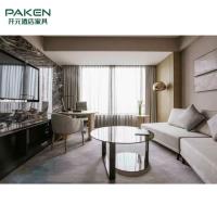 China MDF Wood Hotel Bedroom Sets - 1800x2000mm Bed Base with 13-Piece Custom Furniture Package for sale