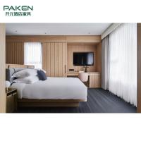 China Plywood Resort Hotel Bedroom Set with King Size 1800x2000mm Bed and Custom Furniture Options for sale
