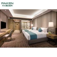 China Custom Oak Wood Hotel Furniture Suite with 1800x2000mm Bed Base and 2000x2200mm Wardrobe for 3-5 Star Hotels for sale
