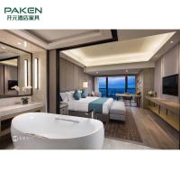 China Custom Oak Wood Hotel Furniture Suite with 1800x2000mm Bed Base and 2000x2200mm Wardrobe for 3-5 Star Hotels for sale