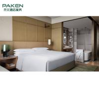 China Hotel Paken Melamine Solid Wood Bedroom Sets - 1800x2000mm Custom 5-Star Hotel Furniture with 3-Year Warranty for sale