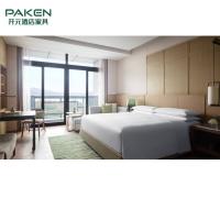 China Hotel Paken Melamine Solid Wood Bedroom Sets - 1800x2000mm Custom 5-Star Hotel Furniture with 3-Year Warranty for sale