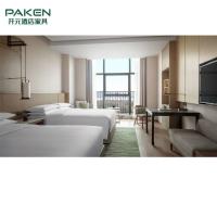 China Hotel Paken Melamine Solid Wood Bedroom Sets - 1800x2000mm Custom 5-Star Hotel Furniture with 3-Year Warranty for sale