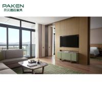 China Hotel Paken Melamine Solid Wood Bedroom Sets - 1800x2000mm Custom 5-Star Hotel Furniture with 3-Year Warranty for sale