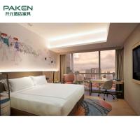 China ISO14001 Certified Modern Apartment Furniture Set with Wood Veneer - 1800x2000mm King Bed & 1500x600mm Wardrobe for sale