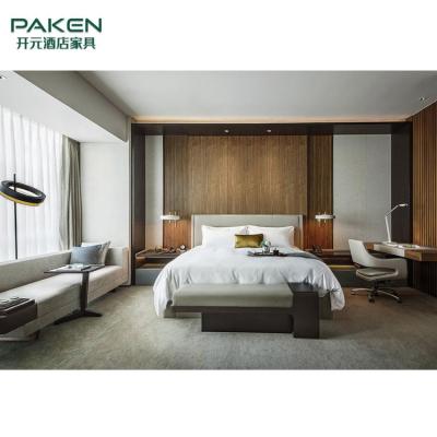 China E1 Grade Plywood Hotel Furniture with 1800x2000mm Bed Base and 0.6mm Veneer for Custom Interior Projects for sale