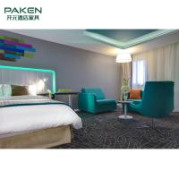 China MDF Wood Finish Hospitality Bedroom Furniture Set - 1800mm Headboard, 2000mm Bed Base with 3-Year Warranty for sale
