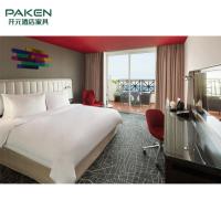 China MDF Wood Finish Hospitality Bedroom Furniture Set - 1800mm Headboard, 2000mm Bed Base with 3-Year Warranty for sale