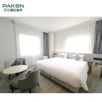 China E1 Grade Plywood Hotel Furniture Set with 1800x2000mm Bed Base and 2000x500x2200mm Wardrobe for sale