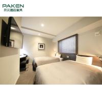 China Five Star Oak Veneer Hotel Bedroom Furniture Set with E1 Grade Materials - 65,000 SQM Factory Capacity for sale