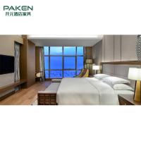 China 2000mm 4-Star Hotel Bed Base with Luxury Bedroom Furniture Set - E1/E0 Grade Materials, CA117 Fire Retardant for sale