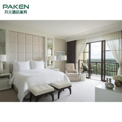 China Pearwood Veneer Marriott Hotel Furniture Set with 1800×2000mm Bed Base and 65,000 SQM Manufacturing Capacity for sale
