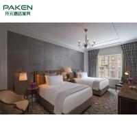China Commercial Hotel MDF Furniture Sets with 1800mm Bed Base and 2400mm Wardrobe for Modern Apartments for sale