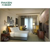 China Commercial Hotel MDF Furniture Sets with 1800mm Bed Base and 2400mm Wardrobe for Modern Apartments for sale