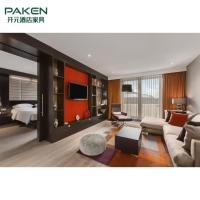 China OEM Cherry Wood Contemporary Bedroom Set with 1800x2000mm Bed Base and 2000x2200mm Wardrobe - Custom Hotel Furniture for sale