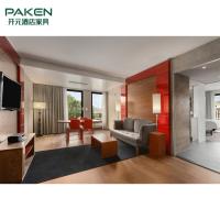 China OEM Cherry Wood Contemporary Bedroom Set with 1800x2000mm Bed Base and 2000x2200mm Wardrobe - Custom Hotel Furniture for sale