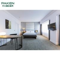 China 3 Star Living Room Beech Wood Hotel Furniture Set - 1800mm Bed Base, 2000mm Wardrobe, Custom Manufacturing for sale