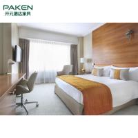 China 3 Star Living Room Beech Wood Hotel Furniture Set - 1800mm Bed Base, 2000mm Wardrobe, Custom Manufacturing for sale