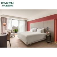 China Ash Wood Full Size Hotel Bed Set 1800x2000mm with 13-Piece Furniture Collection for Hospitality Projects for sale