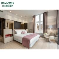 China Ash Wood Full Size Hotel Bed Set 1800x2000mm with 13-Piece Furniture Collection for Hospitality Projects for sale