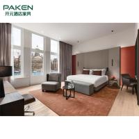 China Ash Wood Full Size Hotel Bed Set 1800x2000mm with 13-Piece Furniture Collection for Hospitality Projects for sale