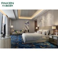 China Custom Wood Veneer Hotel Sofa Bed Set with 1800mm Bed Base and 2000mm Wardrobe for Apartments for sale