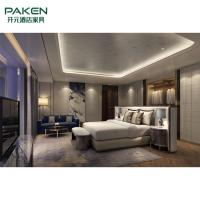 China Custom Wood Veneer Hotel Sofa Bed Set with 1800mm Bed Base and 2000mm Wardrobe for Apartments for sale