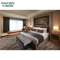 China ODM Customized Size 4 Star Hotel Solid Wood Bedroom Sets for sale