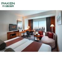 China ODM Customized Size 4 Star Hotel Solid Wood Bedroom Sets for sale
