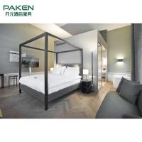 China Commercial Hotel Furniture Set - 13-Piece Luxury Suite with 1800×2000mm Bed Base and 2000×500×2200mm Wardrobe for sale