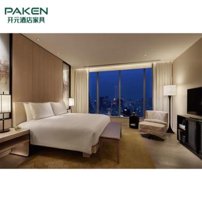 China OEM Hotel Guestroom Furniture Set with 1800x2000mm Bed Base and 2000x500x2200mm Wardrobe for sale