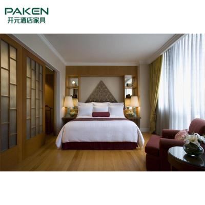 China Luxury Ash Wood Shangri La Hotel Villa Furniture for sale