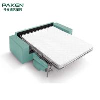 China E1 Grade Plywood Hotel Sleeper Sofa 1500-1600mm Width with High-Density Foam and Customizable Fabric Options for sale