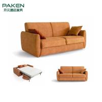 China E1 Grade Plywood Hotel Sleeper Sofa 1500-1600mm Width with High-Density Foam and Customizable Fabric Options for sale