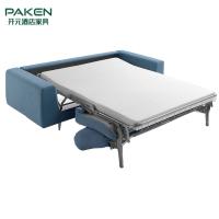 China 45kg/m³ High Density Foam Hotel Sofa Bed - 1500-1800mm Width Customizable Upholstery Furniture for sale