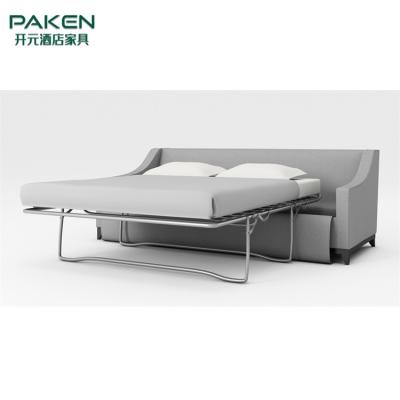 China Custom 1800-2200mm Three Two Seater Sofa Bed with Leggett & Platt Metal Frame - 3 Year Warranty for sale