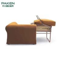 China E1 Grade Plywood Sofa Bed for Hotels 1400-2000mm Width with High Density 45kg/m³ Foam for sale