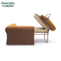 China E1 Grade Plywood Sofa Bed for Hotels 1400-2000mm Width with High Density 45kg/m³ Foam for sale