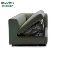 China Custom Hotel Sofa Bed Set 1600-2500mm Width with E1 Plywood Frame & High-Density Foam for 3-5 Star Hotels for sale