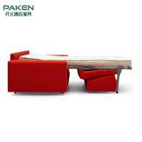 China Custom Hotel Sofa Bed Set 1600-2500mm Width with E1 Plywood Frame & High-Density Foam for 3-5 Star Hotels for sale