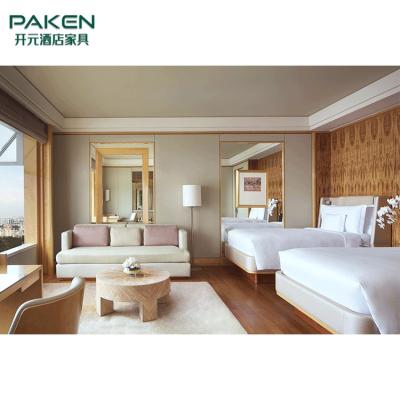 China Custom Beech Wood Hotel Furniture Set - 1800×2000mm Bed Base with Marble Tops & 3-Year Warranty for sale