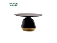 China Custom Hotel Luxury Center Table 900-1000mm Width 450-550mm Height with Stainless Steel Frame for Commercial Use for sale