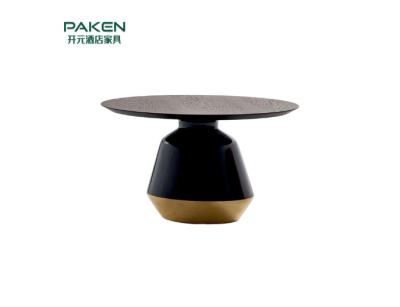 China Custom Hotel Luxury Center Table 900-1000mm Width 450-550mm Height with Stainless Steel Frame for Commercial Use for sale