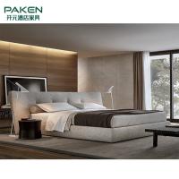 China Custom Modern Villa Bed 3000x2000mm with 45kg/m³ High-Density Foam and Genuine Leather for sale