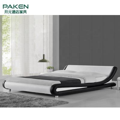 China Custom Modern Villa Bedroom Furniture with 2000mm Bedboard and 45kg/m³ High-Density Foam - Fully Customizable for sale