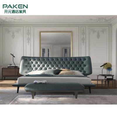 China Customize Modern Villa Furniture Bedroom  Furniture&Fashionable Style Bed for sale