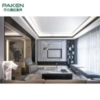 China Fashion style with Khaki, Ivory Color Customize Modern Villa Furniture Living Room Furniture for sale
