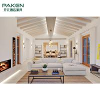 China Concise Style With Elegant Ivory Color Customize Modern Villa Furniture Living Room Furniture for sale