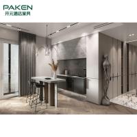 China Marble Modern Villa Kitchen Furniture High Glossy Finish for sale